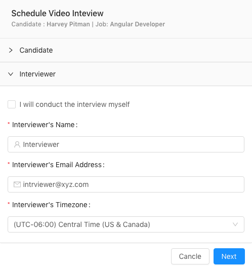 Video Interview - CVViZ